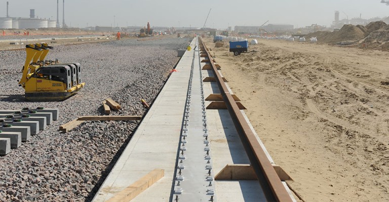 continuous-rail-soleplates - Gantry Rail