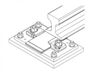 Individual Sole Plates - Gantry Rail